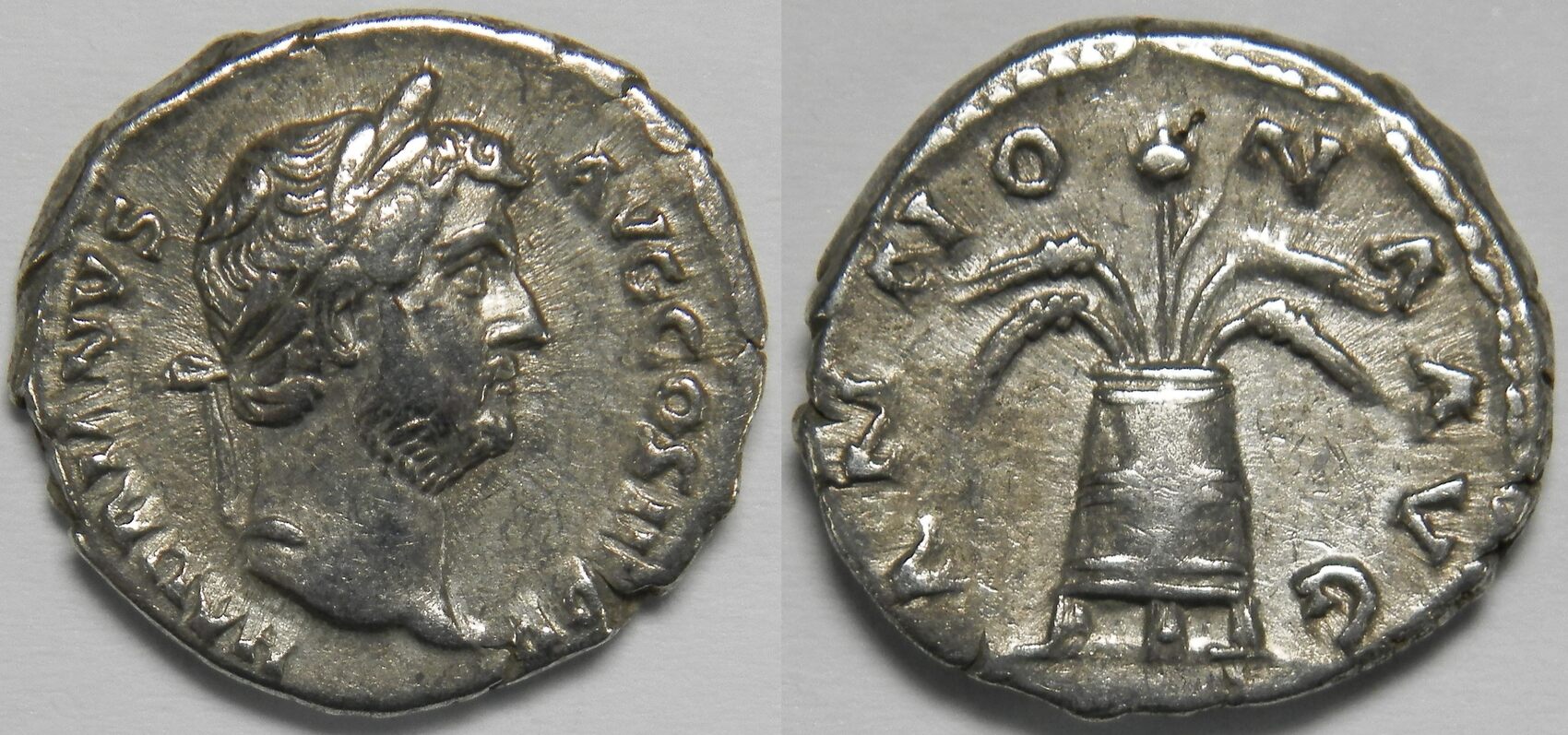 Roman Empire AR Denarius AD 134-138 Hadrian aXF | MA-Shops