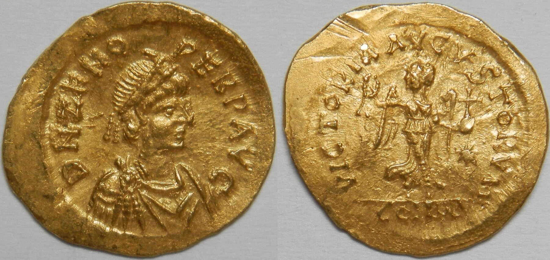 Roman Empire AV Tremissis AD 476-491 Zeno XF | MA-Shops