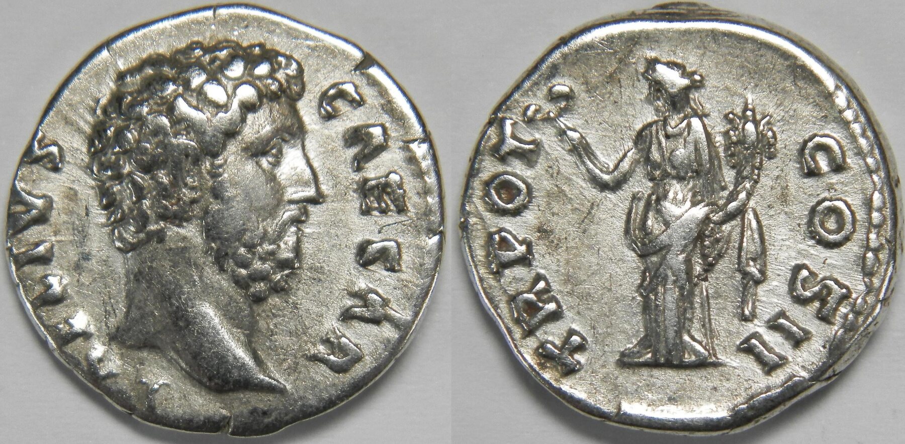 Roman Empire AR Denarius AD 137 Aelius as Caesar aXF | MA-Shops