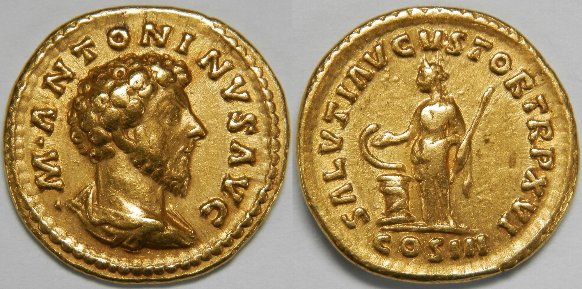 Roman Empire AV Aureus AD 161-162 Marcus Aurelius gVF | MA-Shops
