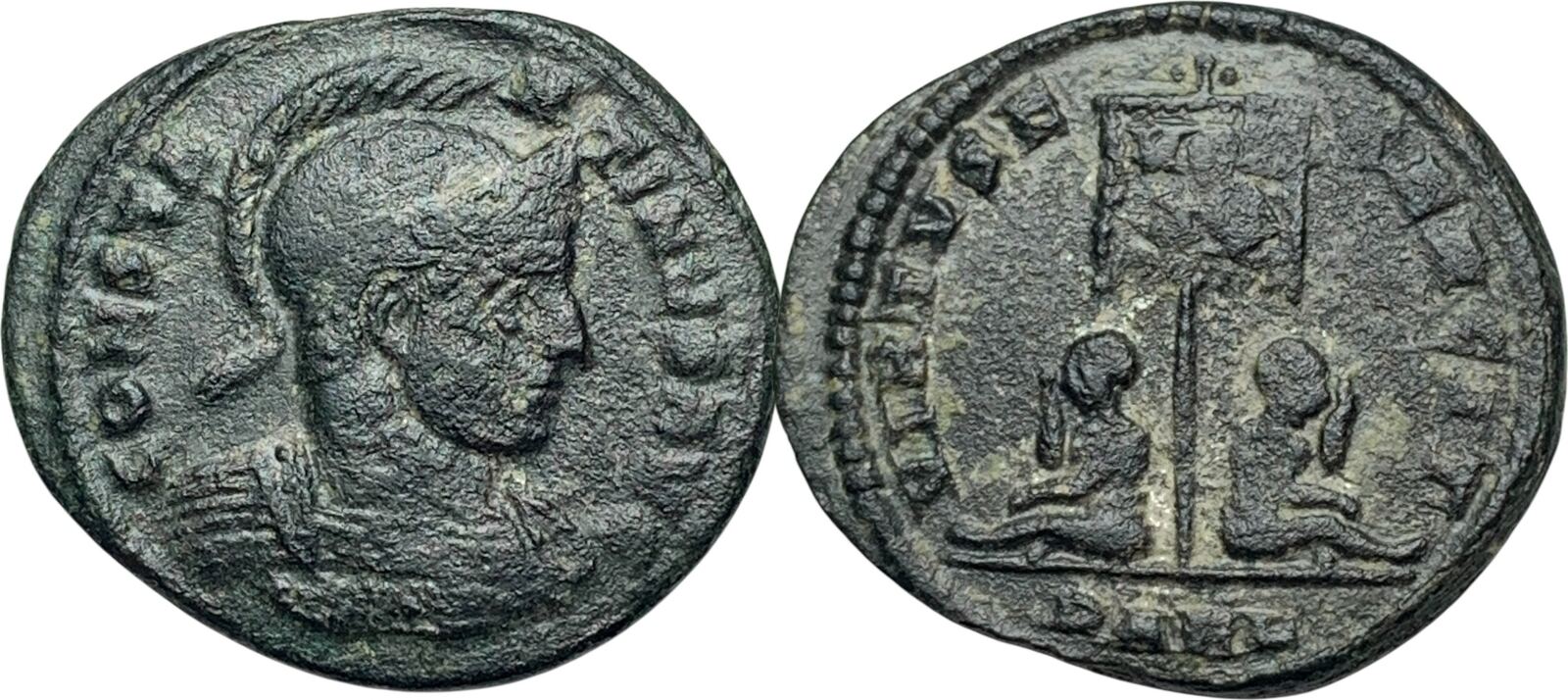 Roman Empire 319-320 AD. Constantin Ier, rare nummus, Arles VF | MA-Shops
