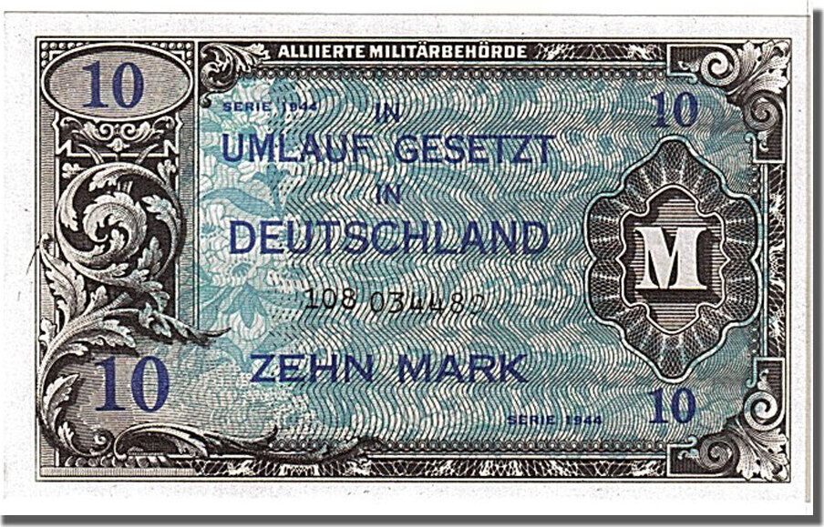 Germany 10 Mark 1944 Banknote UNC(65-70) | MA-Shops
