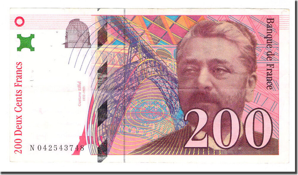 France 200 Francs 1996 Eiffel, Fayette:75.3a, KM:159a EF(40-45) | MA-Shops