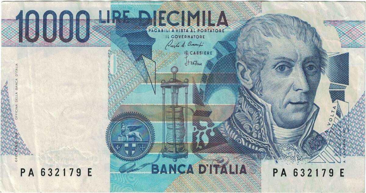 Italy 10,000 Lire 1984 Banknote, KM:112a EF(40-45) | MA-Shops