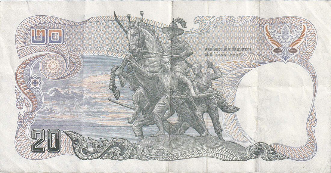 Thailand 20 Baht 1981 Banknote, KM:88 VF(20-25) | MA-Shops