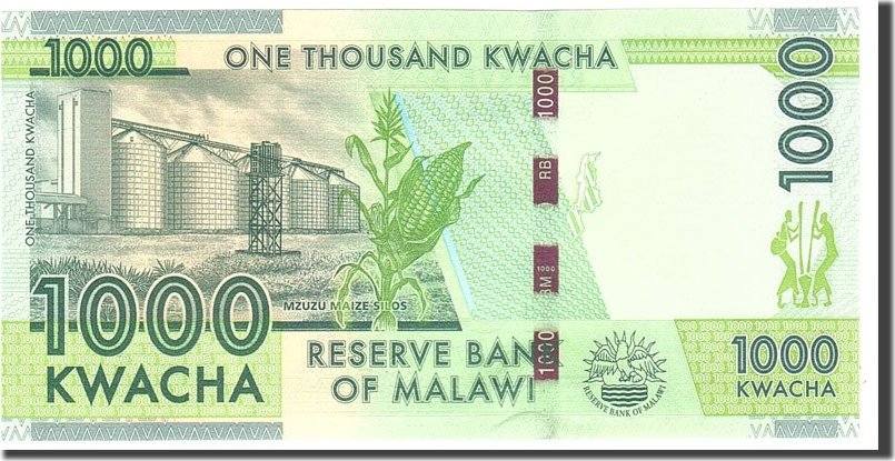 Malawi 1000 Kwacha 2012 Banknote, 2012-01-01, KM:62 UNC(65-70) | MA-Shops