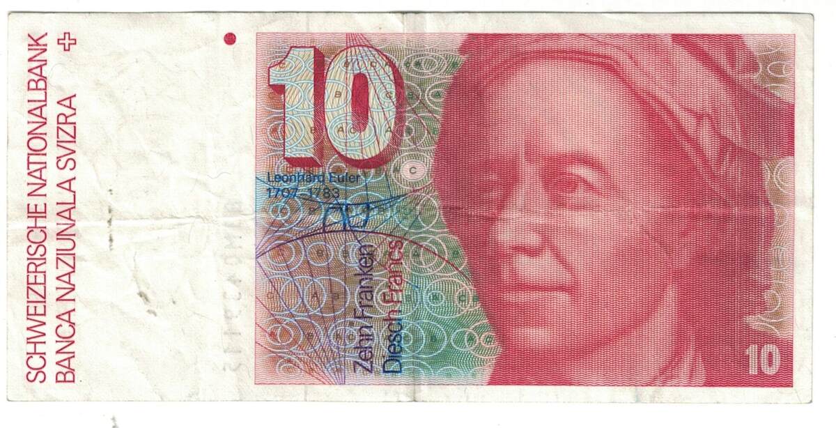 Switzerland 10 Franken 1987 Banknote, KM:53g AU(55-58) | MA-Shops