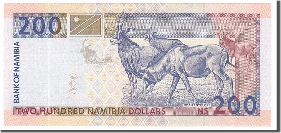 Namibia 200 Namibia Dollars 1996 Banknote UNC(65-70) | MA-Shops