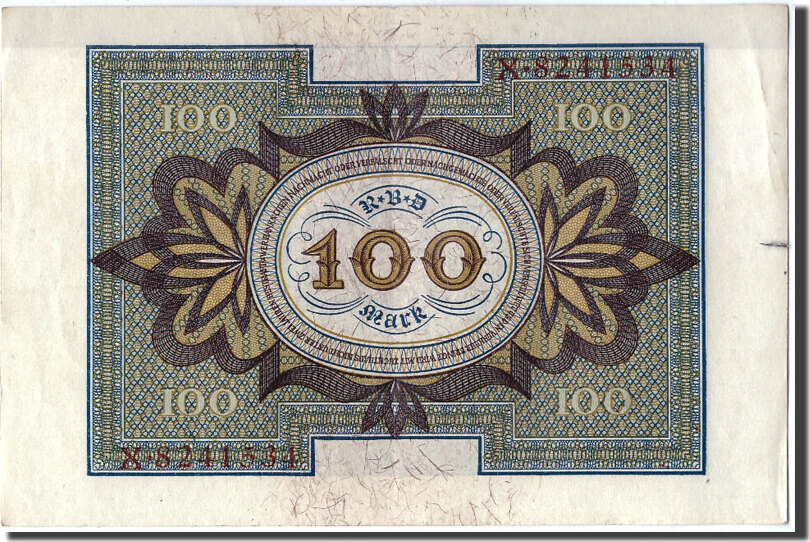 Germany 100 Mark 1920 Banknote, 1920-11-01 AU(55-58) | MA-Shops