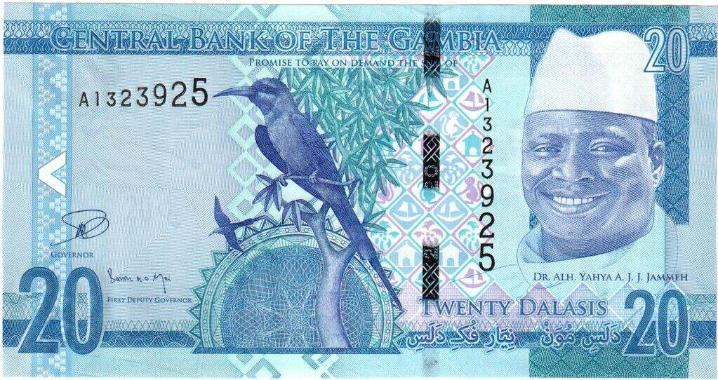 The Gambia 20 Dalasis 2015 UNZ UNC(65-70) | MA-Shops