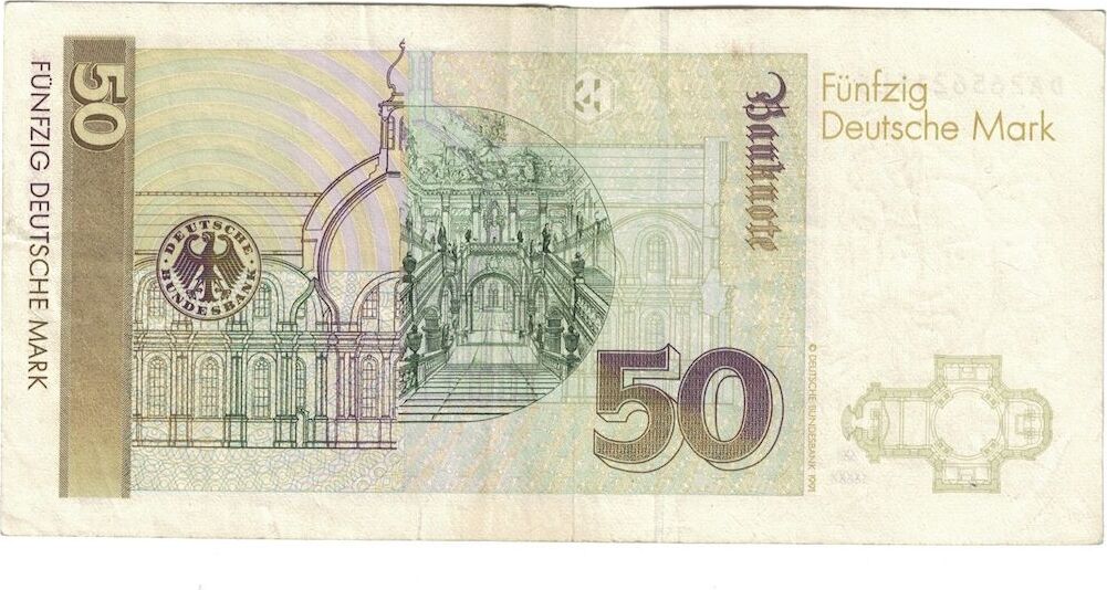 GERMANY - FEDERAL REPUBLIC 50 Deutsche Mark 1993 Banknote, 1993-10-01 ...
