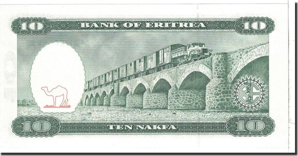 Eritrea 10 Nakfa 1997 Banknote, 1997-05-24, KM:3 UNC(65-70) | MA-Shops