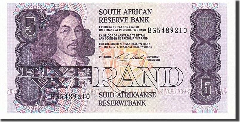 South Africa 5 Rand 1978 Banknote UNC(65-70) | MA-Shops