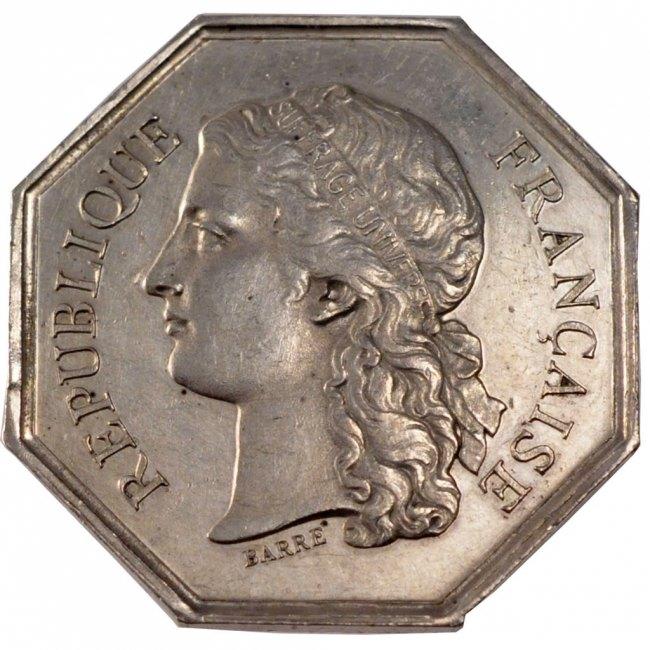 France Token Instruction and Education, Silver AU(50-53) | MA-Shops
