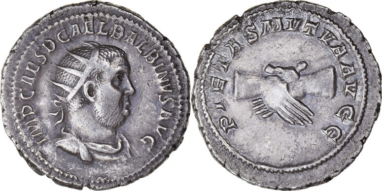 Antoninianus 238 Rome Coin, Balbinus, Rome, Billon, RIC:12 AU(50-53 ...