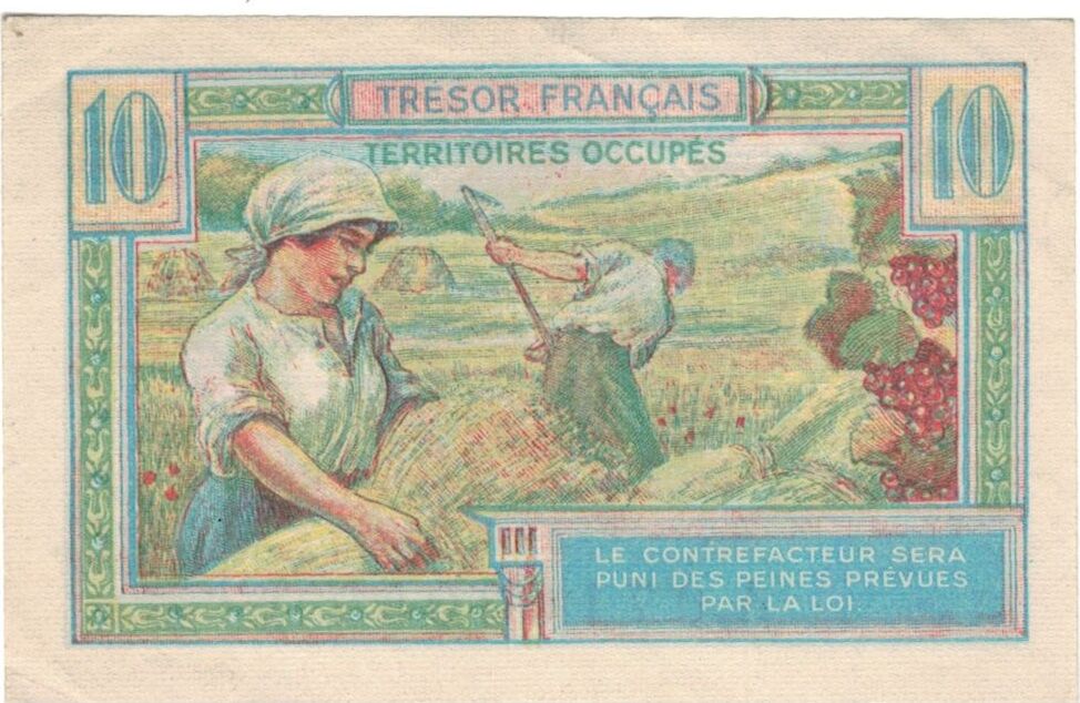 France 10 Francs 1947 French Treasury, A.07163057 UNC(60-62) | MA-Shops