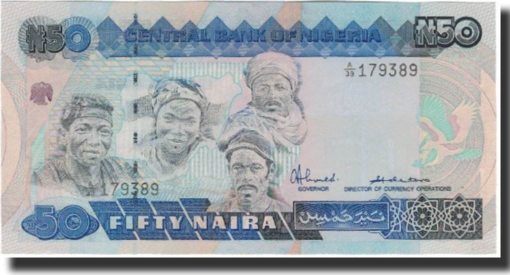 Nigeria 50 Naira Banknote, Undated 2005, KM:27A UNC(65-70) | MA-Shops