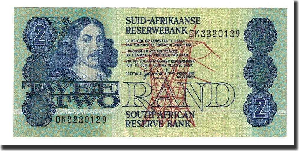 South Africa 2 Rand 1985-1990 Banknote, KM:118d EF(40-45) | MA-Shops