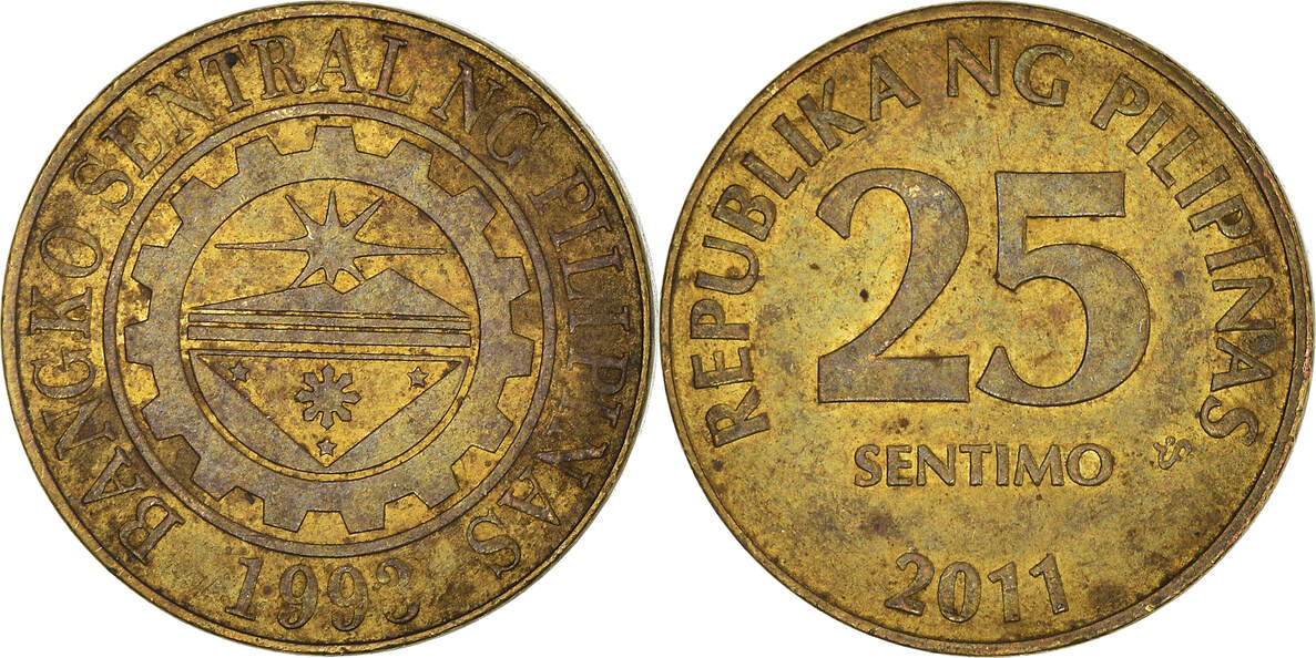 Philippines 25 Sentimos 1993 Coin | MA-Shops
