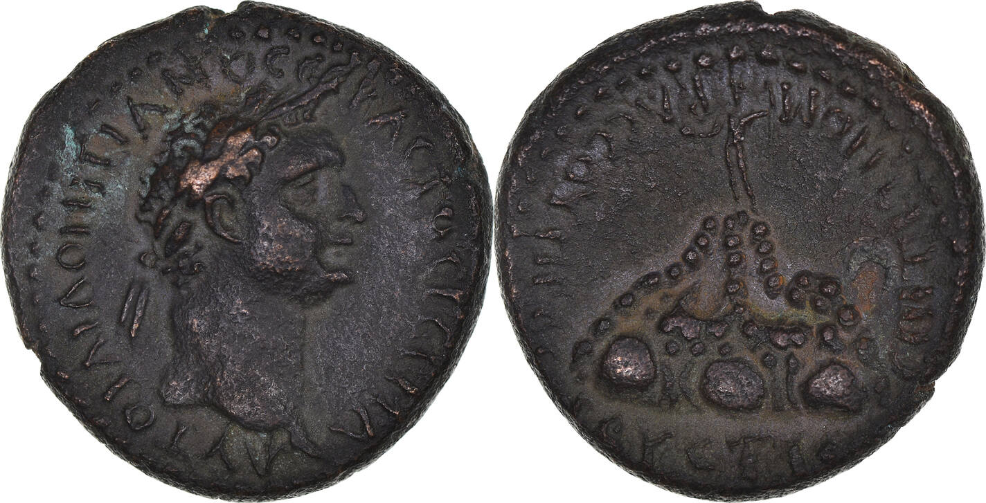 Bronze Æ 95-96 Caesarea Coin, Cappadocia, Domitian, Caesarea, Bronze EF ...