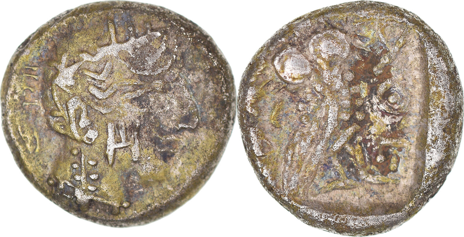 Drachm 2nd-1st century BC Coin, Arabia, Lihyan, Imitating Athens EF(40 ...