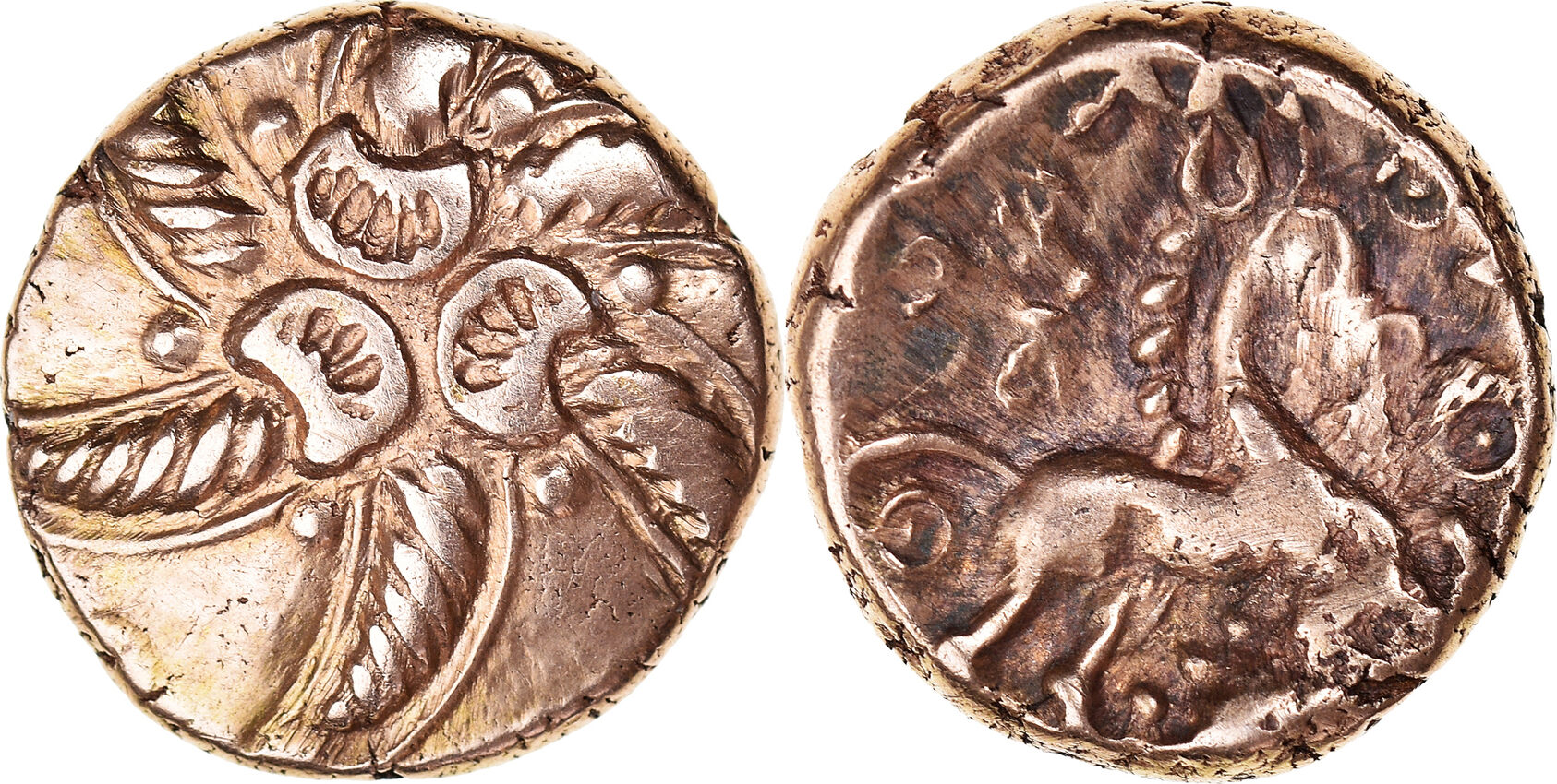 Stater 45-25 BC Coin, Catuvellauni & Trinovantes, Addedomarus, Pedigree ...