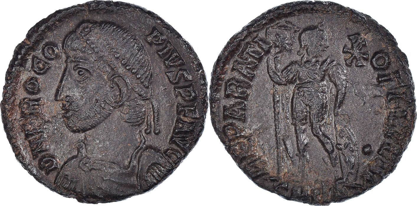 Follis 364-367 Heraclea Coin, Procopius, Heraclea, Very rare, Bronze ...