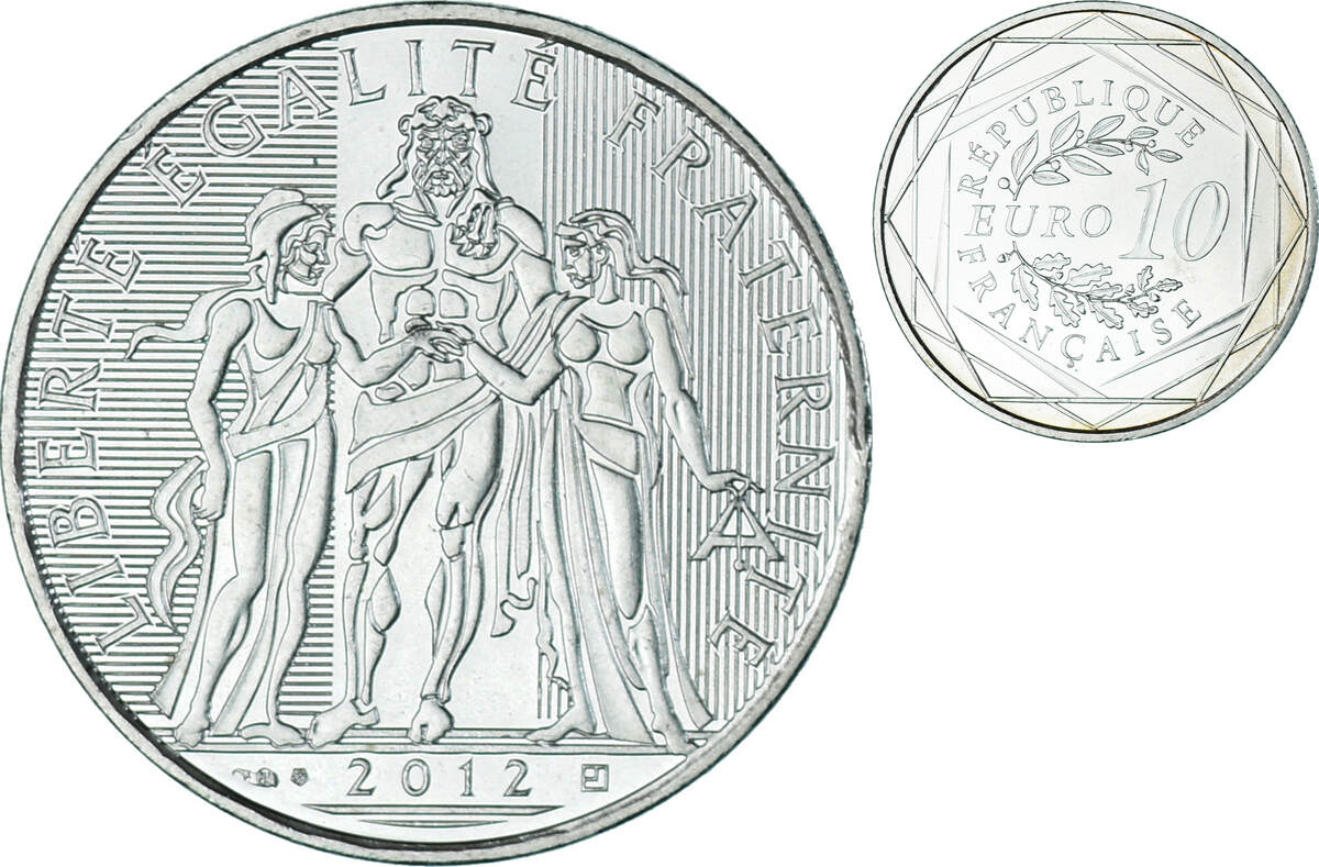 France 10 Euro 2012 Hercule, Silver MS(64) | MA-Shops