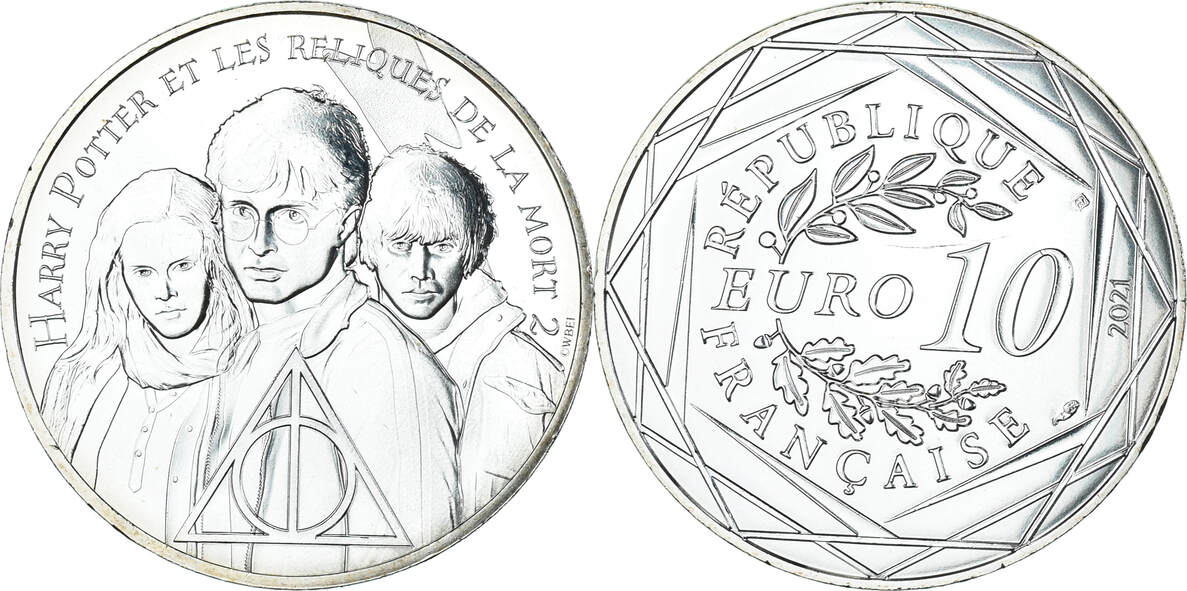 France 10 Euro 2021 Monnaie de Paris Harry Potter et les reliques de la ...