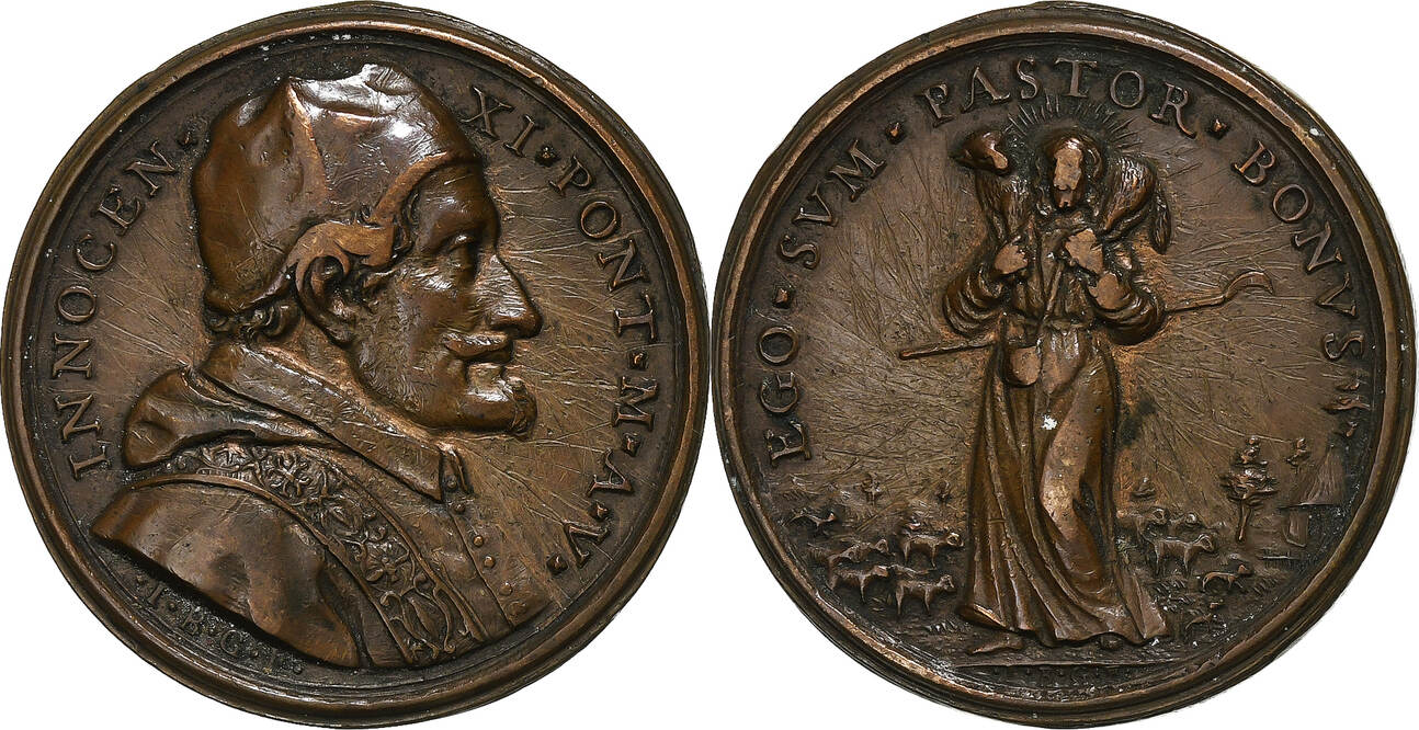 Vatican Medaille Innocent XI, Bronze AU(50-53) | MA-Shops