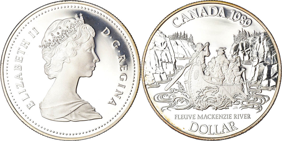 Canada Dollar 1989 Royal Canadian Mint Coin, Elizabeth II, Royal ...