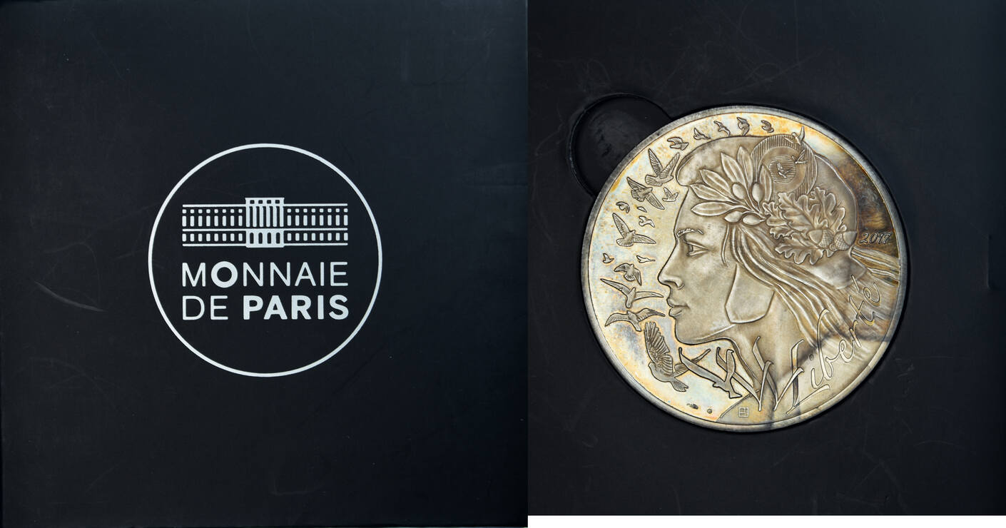 France 100 Euro 2017 Monnaie de Paris Marianne, Monnaie de Paris, Proof ...
