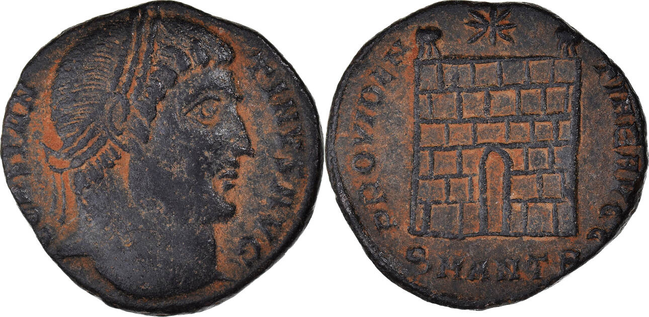 Follis 325-326 Antioch Coin, Constantine I, Antioch, Bronze, RIC:63 EF ...