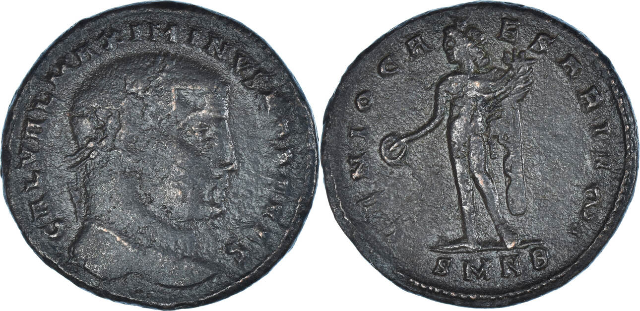 Follis 308-310 Nicomedia Coin, Maximinus II, Nicomedia, Bronze, RIC:55 ...
