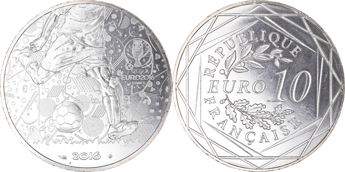 France 10 Euro 2016 Monnaie de Paris UEFA Euro 2016, Monnaie de Paris ...