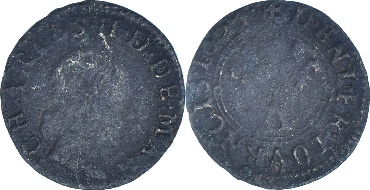 Principality of Arches-Charleville Denier Tournois 1654 Charleville ...