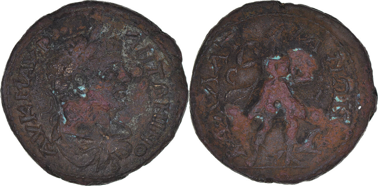 Bronze 198-217 Callatis Coin, Moesia Inferior, Caracalla, Callatis VF ...