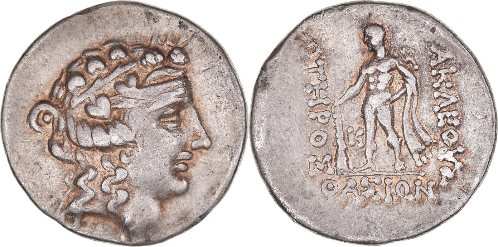Tetradrachm 140-110 BC Thasos Coin, Thrace, Thasos, Silver, HGC:6, 358 ...