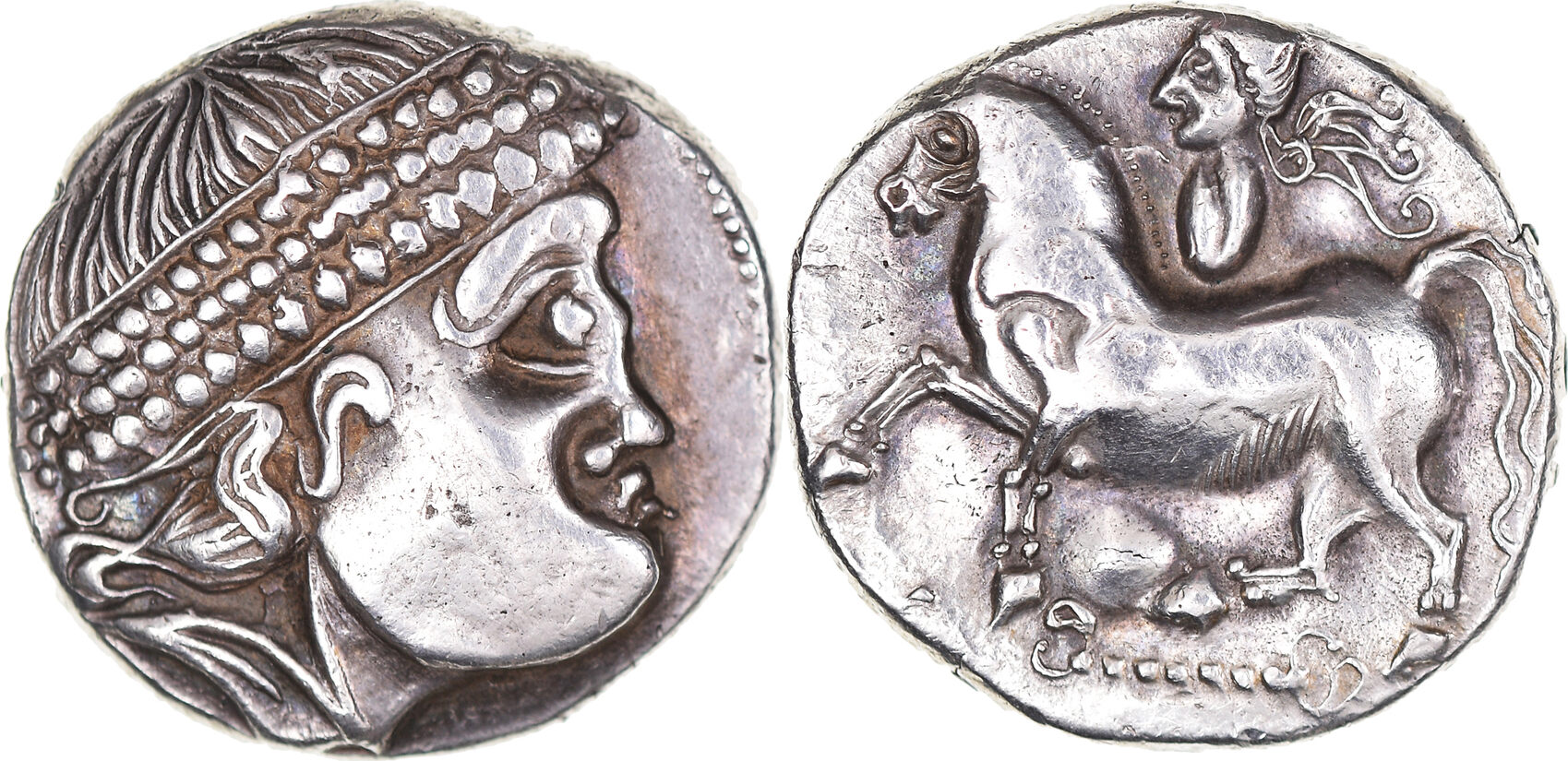 Tetradrachm Coin, Danubian Celts, Burgenland & west Slovakia, Silver AU ...