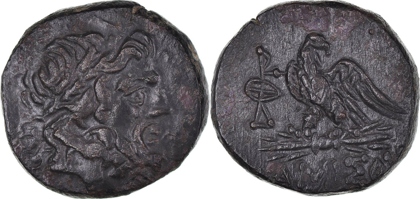 Bronze 85-65 BC Amisos Coin, Pontus (Amisos), Amisos, HGC:7-245 AU(50 ...