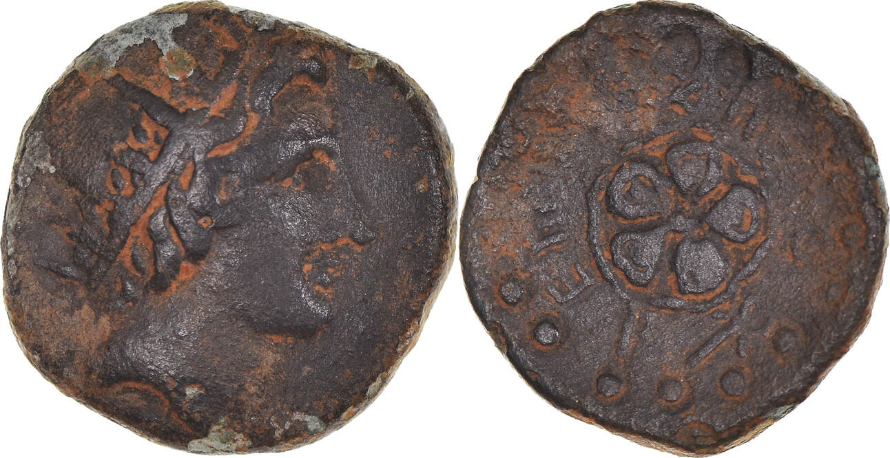 Bronze 1st century BC Rhodes Coin, Islands of Caria, Rhodes VF(30-35 ...