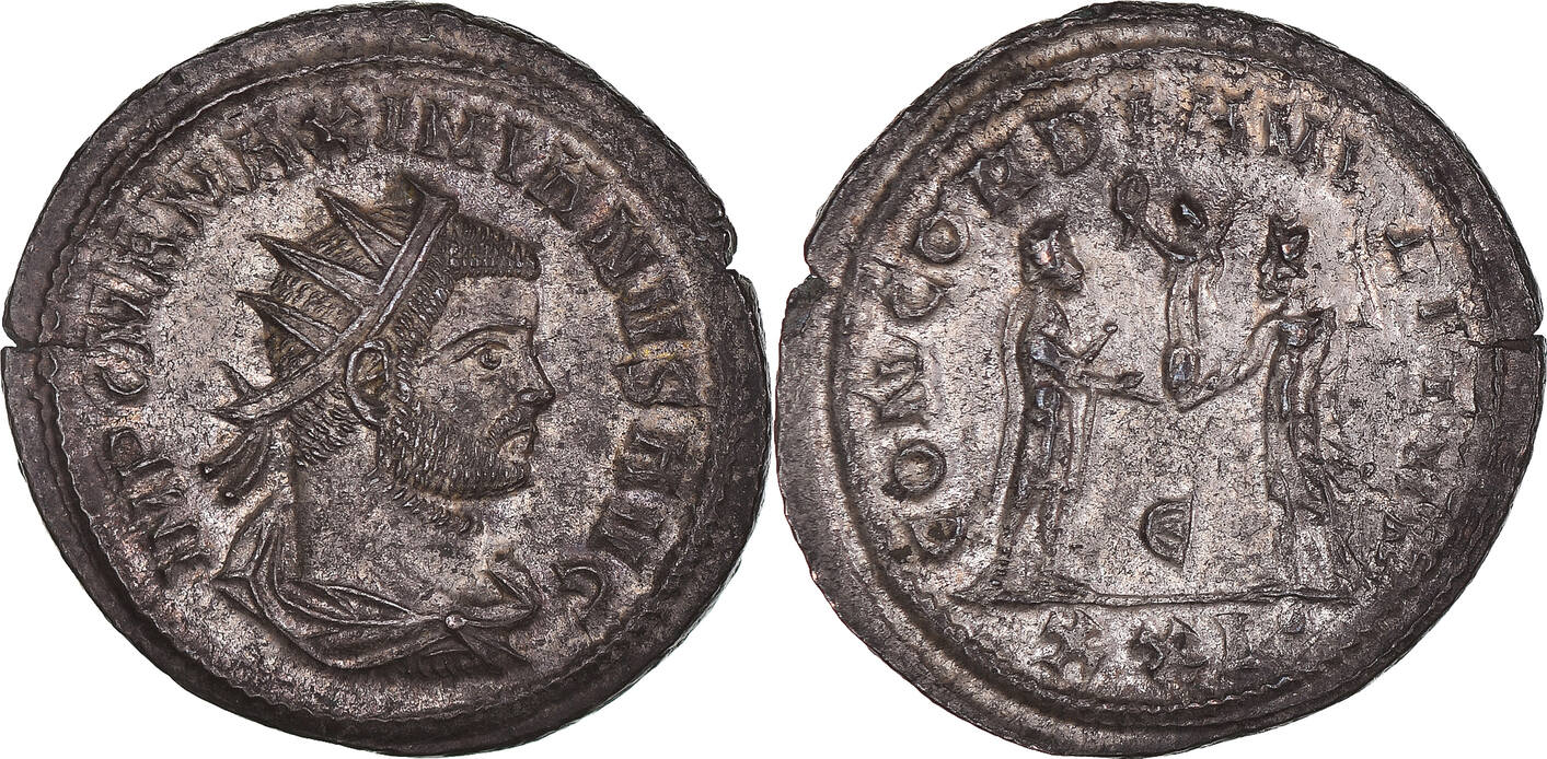 Antoninianus 293 Antioch Coin, Maximien Hercule, Antioch, Silver, RIC ...