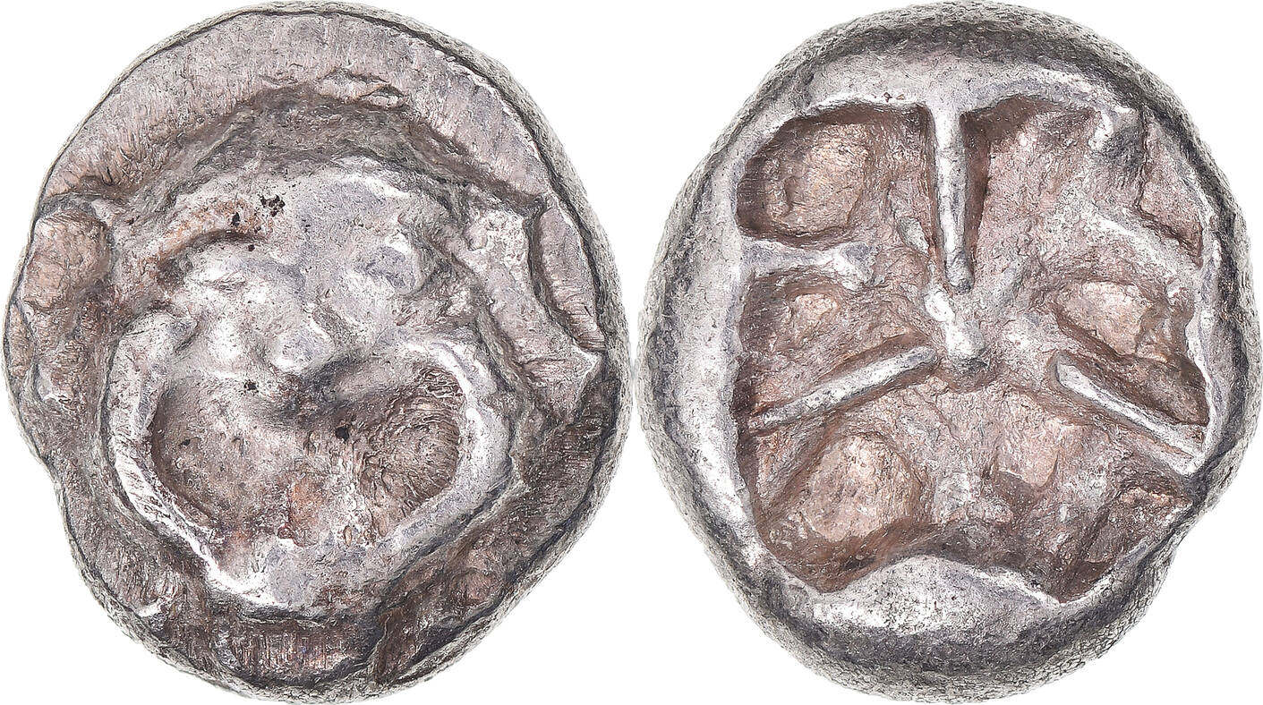Drachm 5th Century BC Parion Coin, Mysia, Parion, Silver, SNG-Cop:256 ...