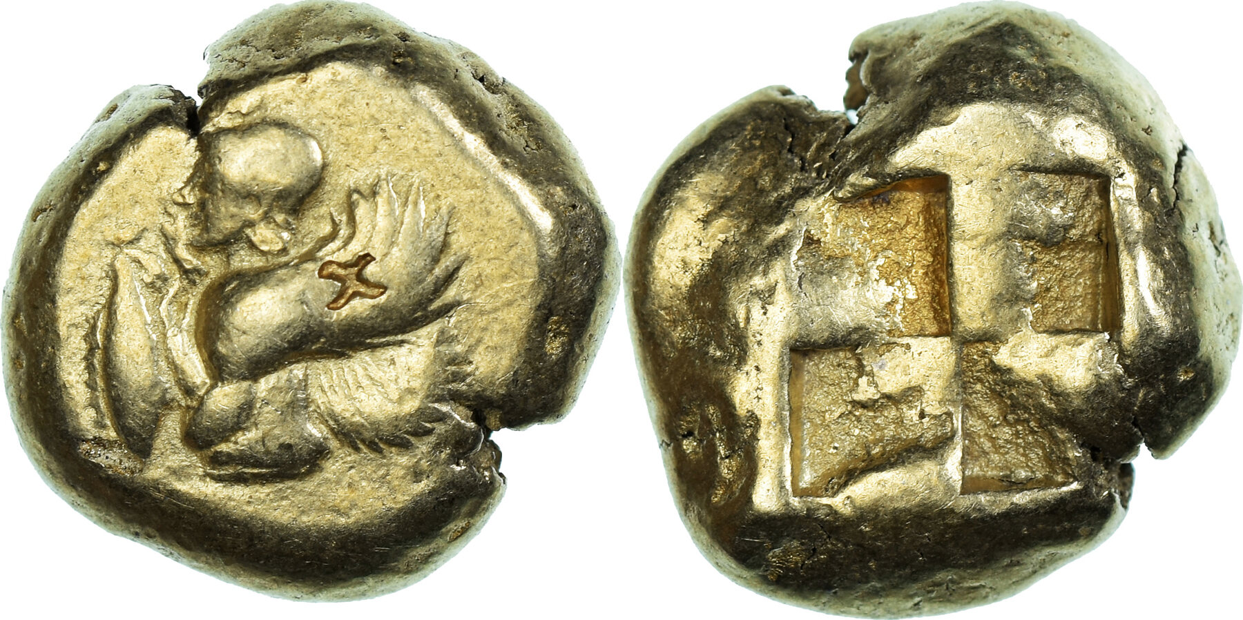 Stater ca. 550-450 BC Mysia, Kyzikos, Electrum, SNG-France:205 VF(30-35 ...