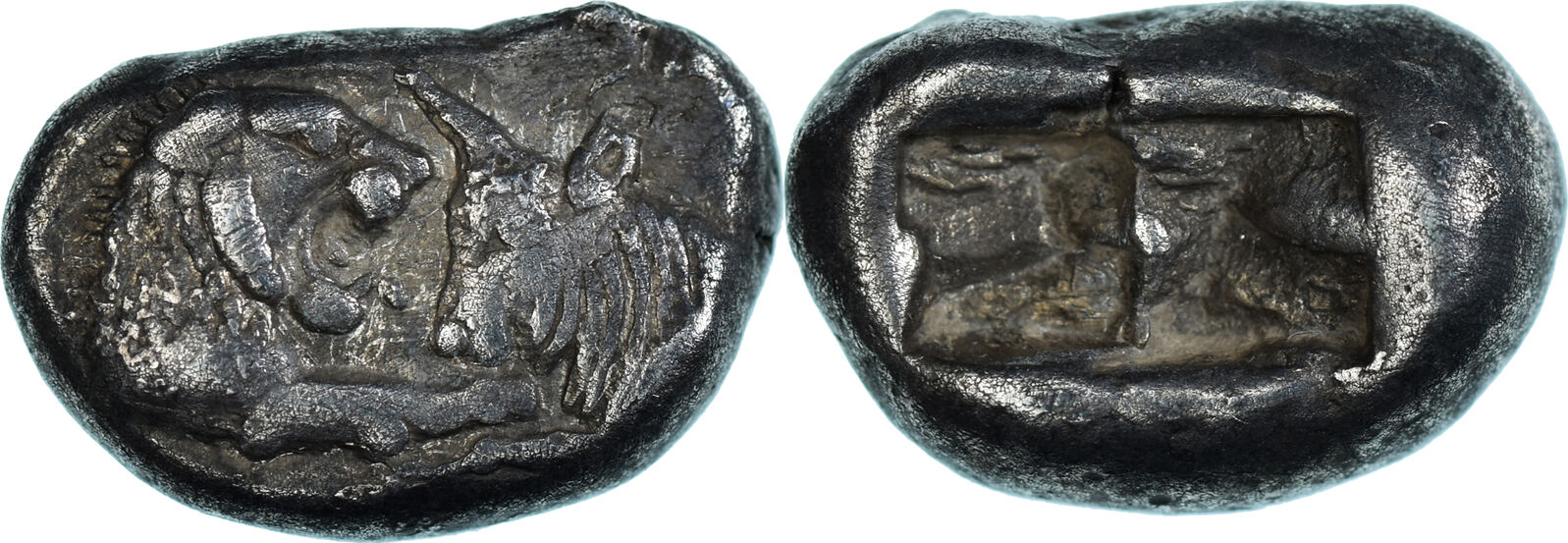1/3 Stater ca. 561-546 BC Sardes Coin, Lydia, Kroisos, Sardes, Silver ...
