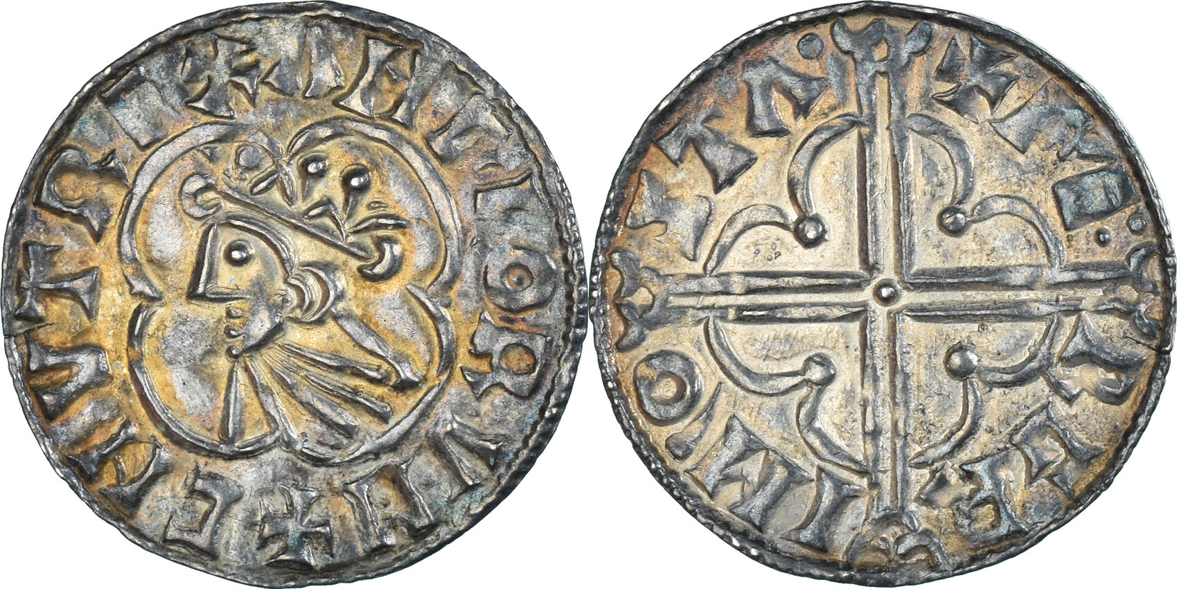 Great Britain Penny ca. 1016-1023 Stamford Coin, Anglo-Saxon, Cnut ...