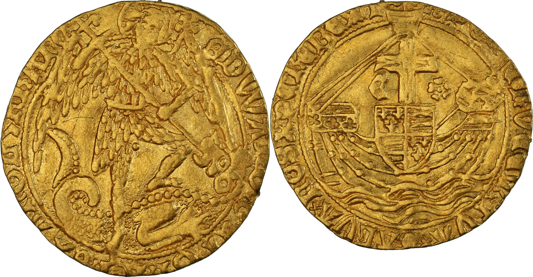 Great Britain Angel 1480-1483 London Edward IV, London, Gold, Spink ...