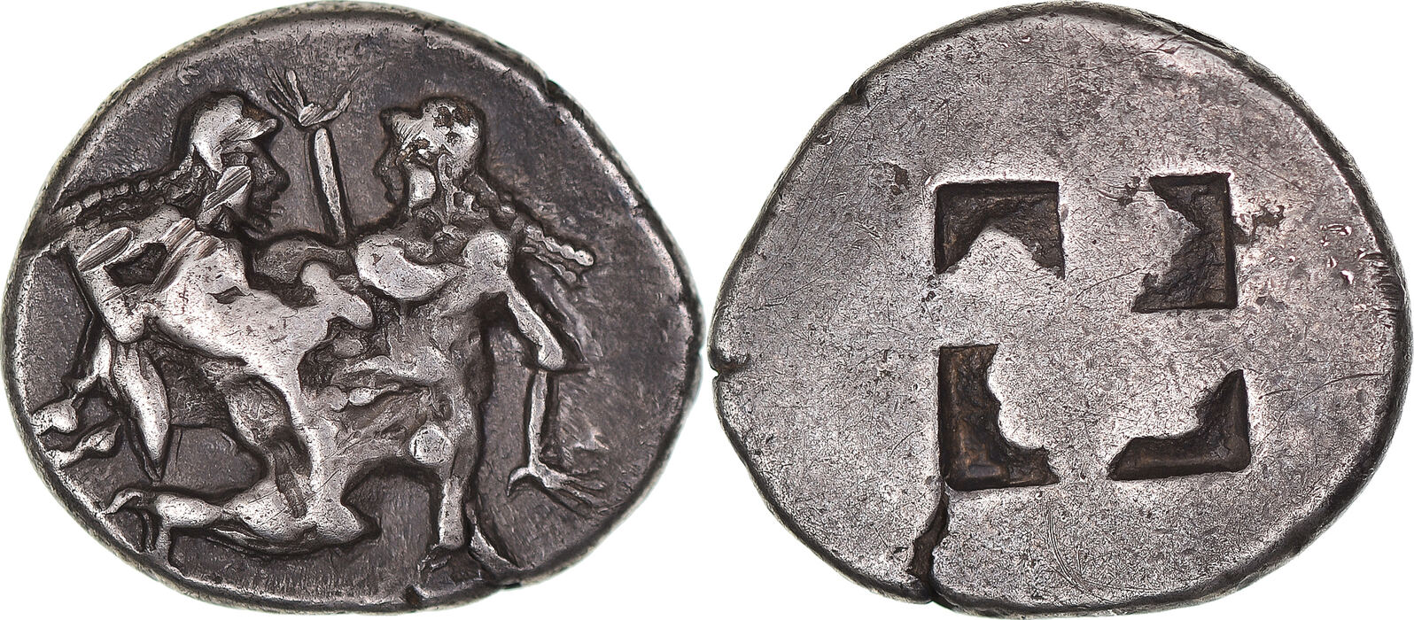 Stater ca. 480-463 BC Thasos Coin, Islands off Thrace, Thasos, Silver ...