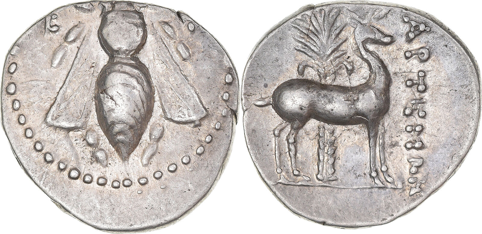 Drachm ca. 202-150 BC Ephesos Coin, Ionia, Ephesos, Silver AU(50-53 ...