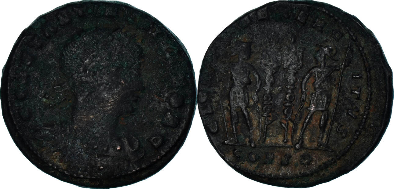 Follis 333-335 Constantinople Coin, Constantine II, Constantinople ...